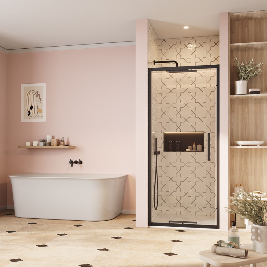Asura Shower Infold Door | Crosswater Bathrooms