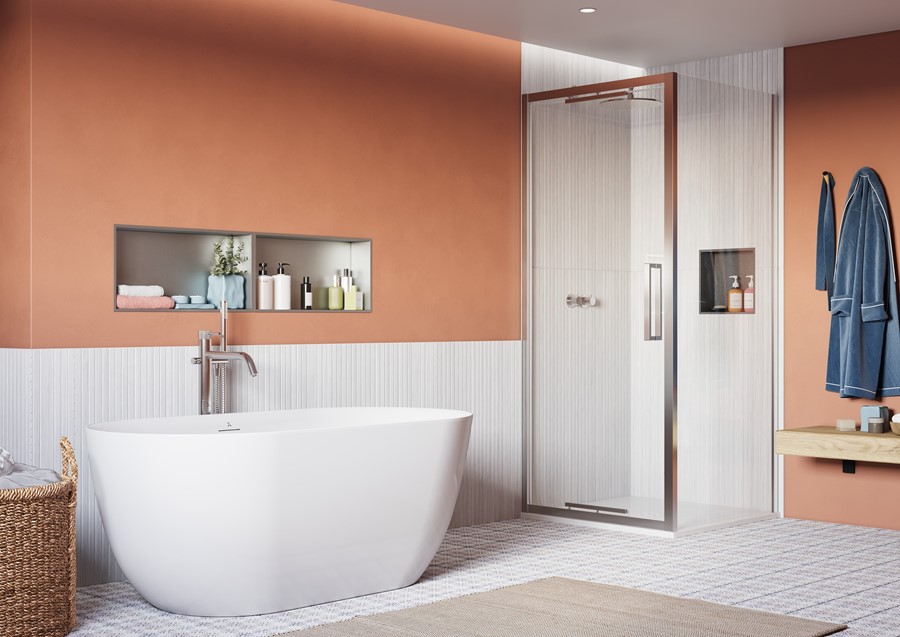 Asura Shower Enclosure with Infold Door | Crosswater Bathrooms