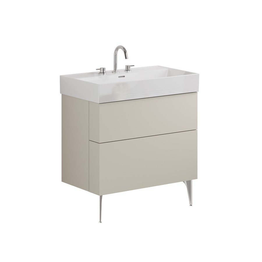 Avenue 800mm Two Drawer Vanity with Ceramic Basin (Avenue 800mm Two ...