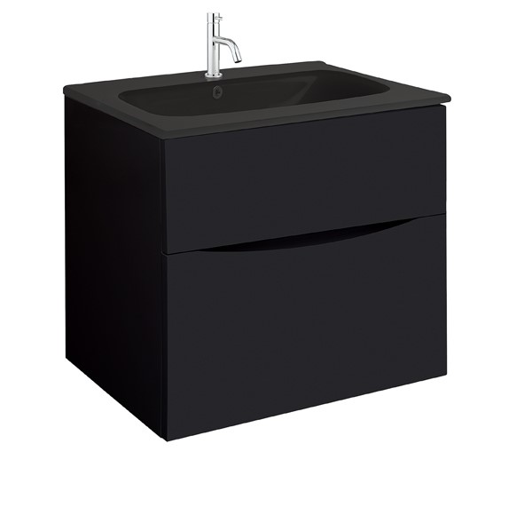 Glide II 600 Unit with Midnight Black Glass Basin (GLIDE 600 Double ...