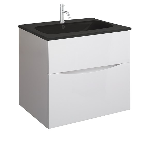 Glide II 600 Unit with Midnight Black Glass Basin (GLIDE 600 Double ...