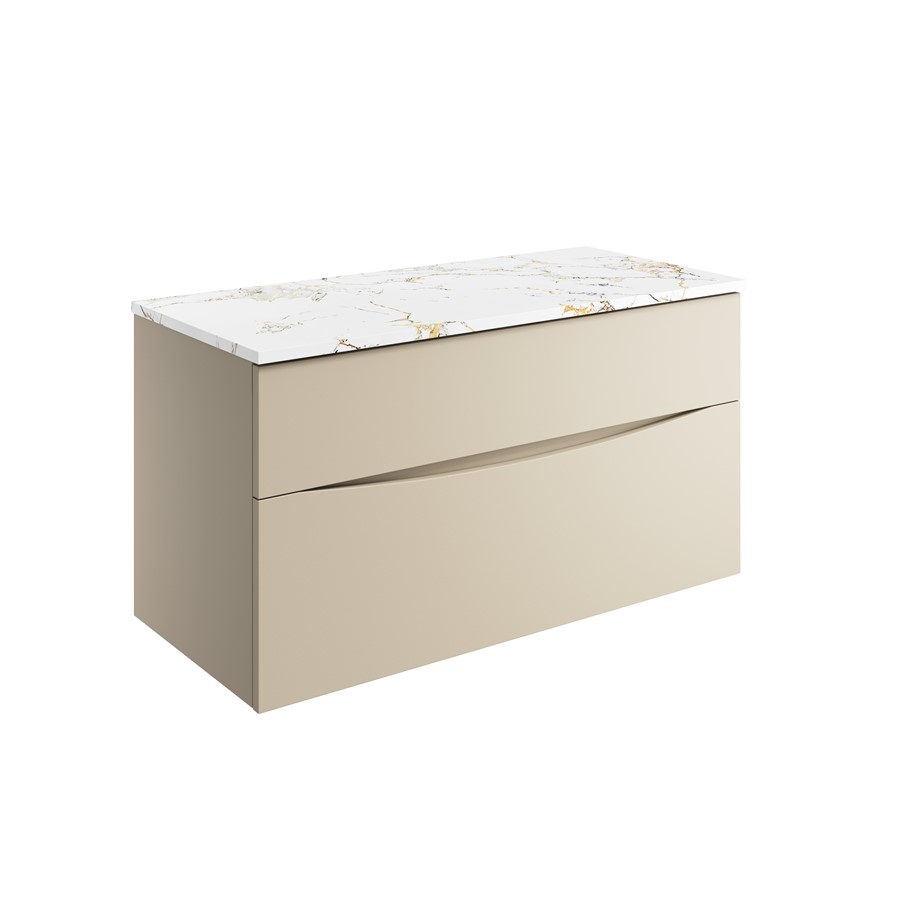 Glide II 1000 Unit with Gold Vein Estatuario Worktop (Glide II 1000 ...