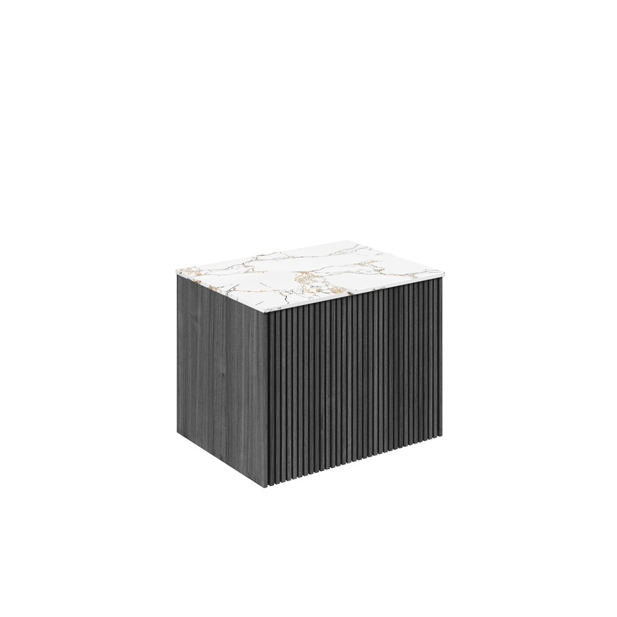 Limit 600 Single Drawer Unit with Gold Vein Estatuario Worktop (Limit ...