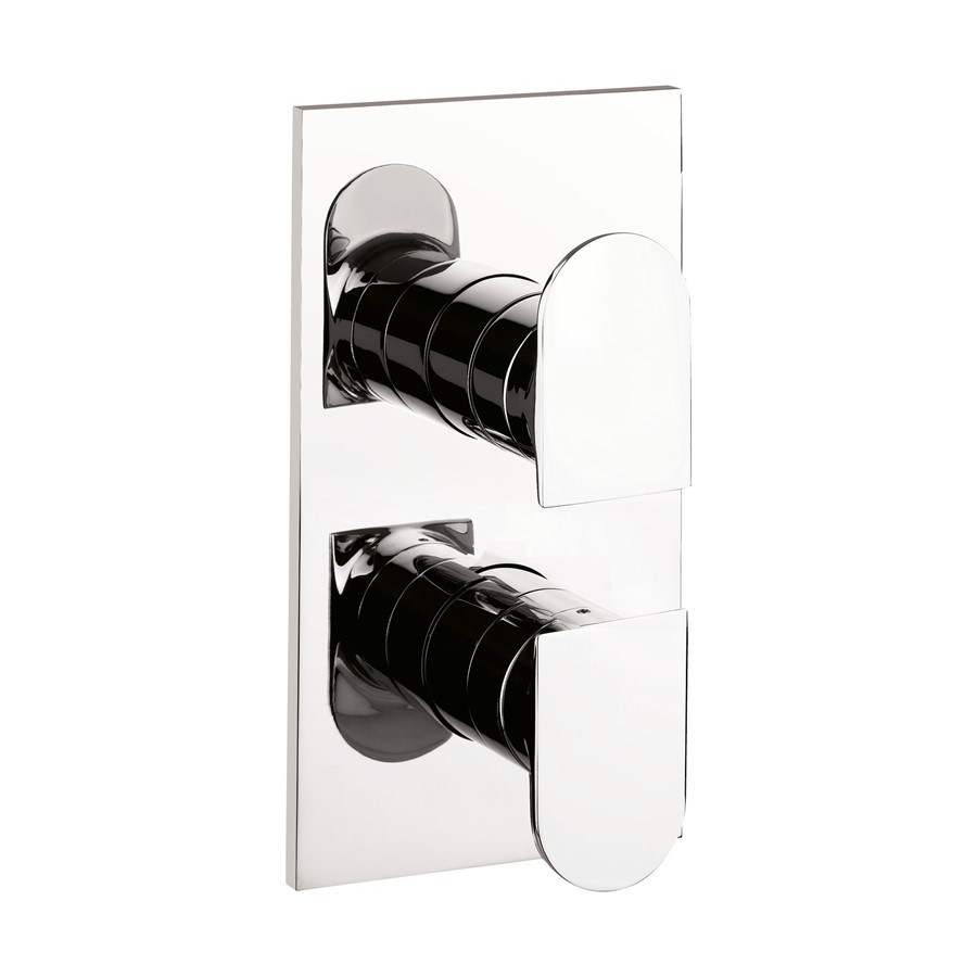 Planet 2 Outlet 2 Handle Concealed Thermostatic Shower (Planet 2 Outlet ...